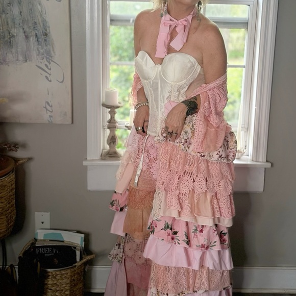 True Rebel Clothing | Other | Shabby Lovers Pink Duster Kimono Bohemian ...